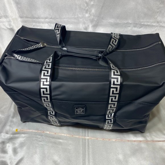 Versace | Bags | Versace Weekender Bag In Black | Poshmark